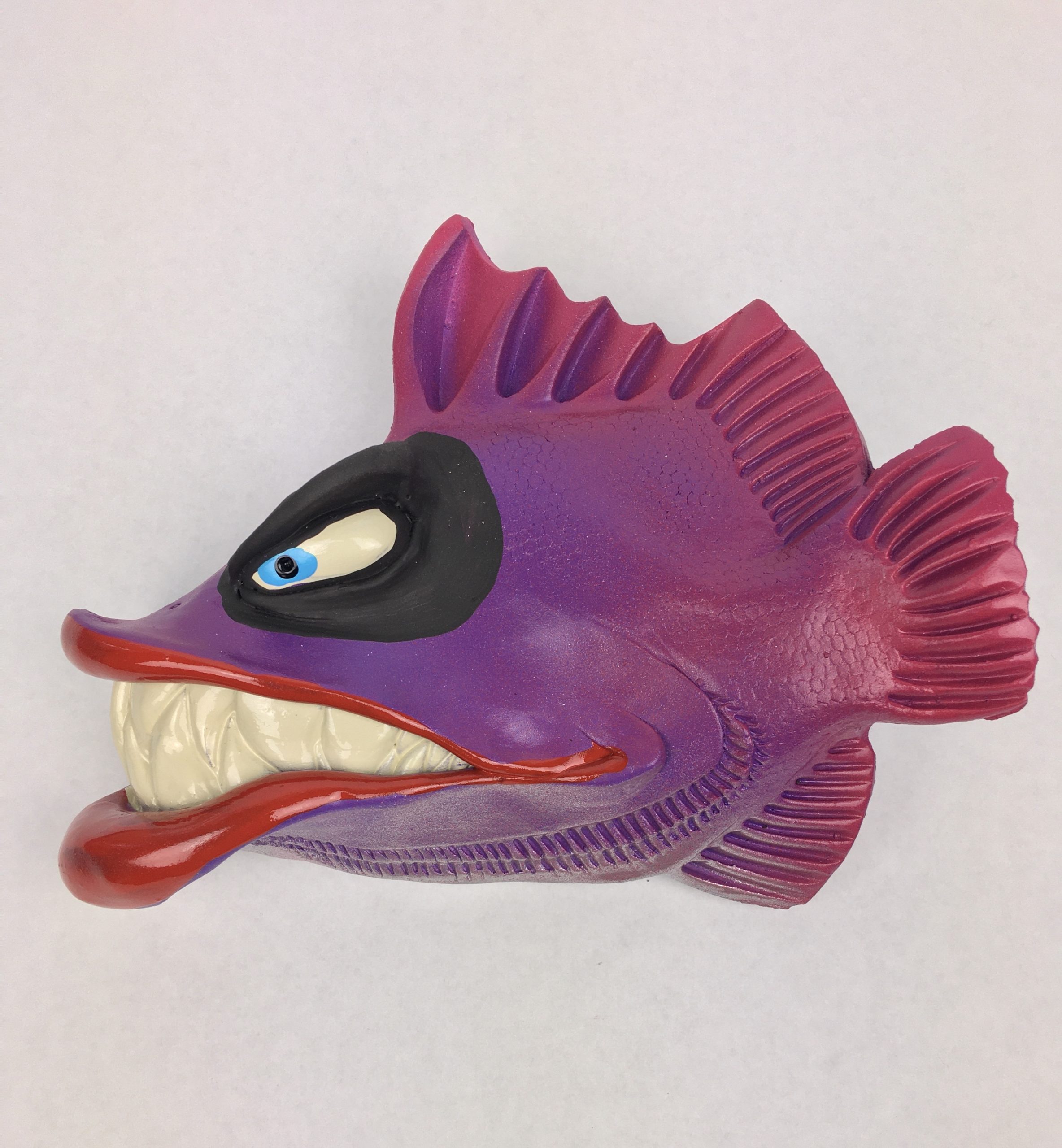 Walter Red Lips Fish Art - Fish With Attitude by Mike Quinn
