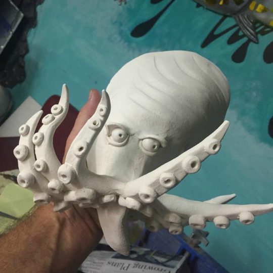 Custom Octopus - Fish With Attitude by Mike Quinn