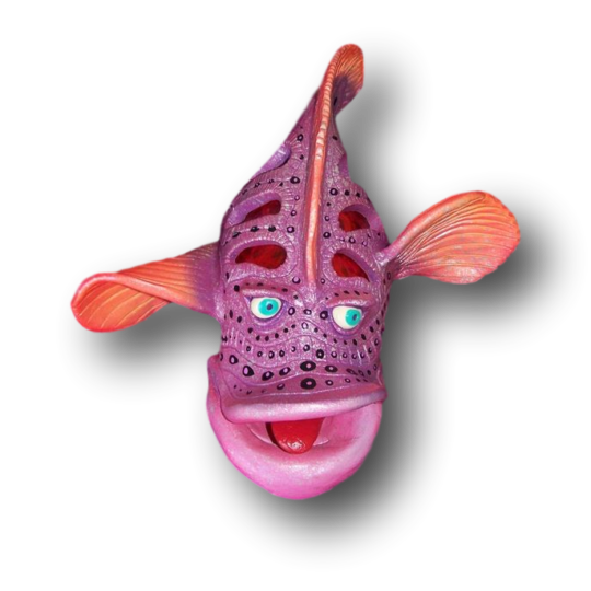 Custom Small Fish - Fish With Attitude by Mike Quinn