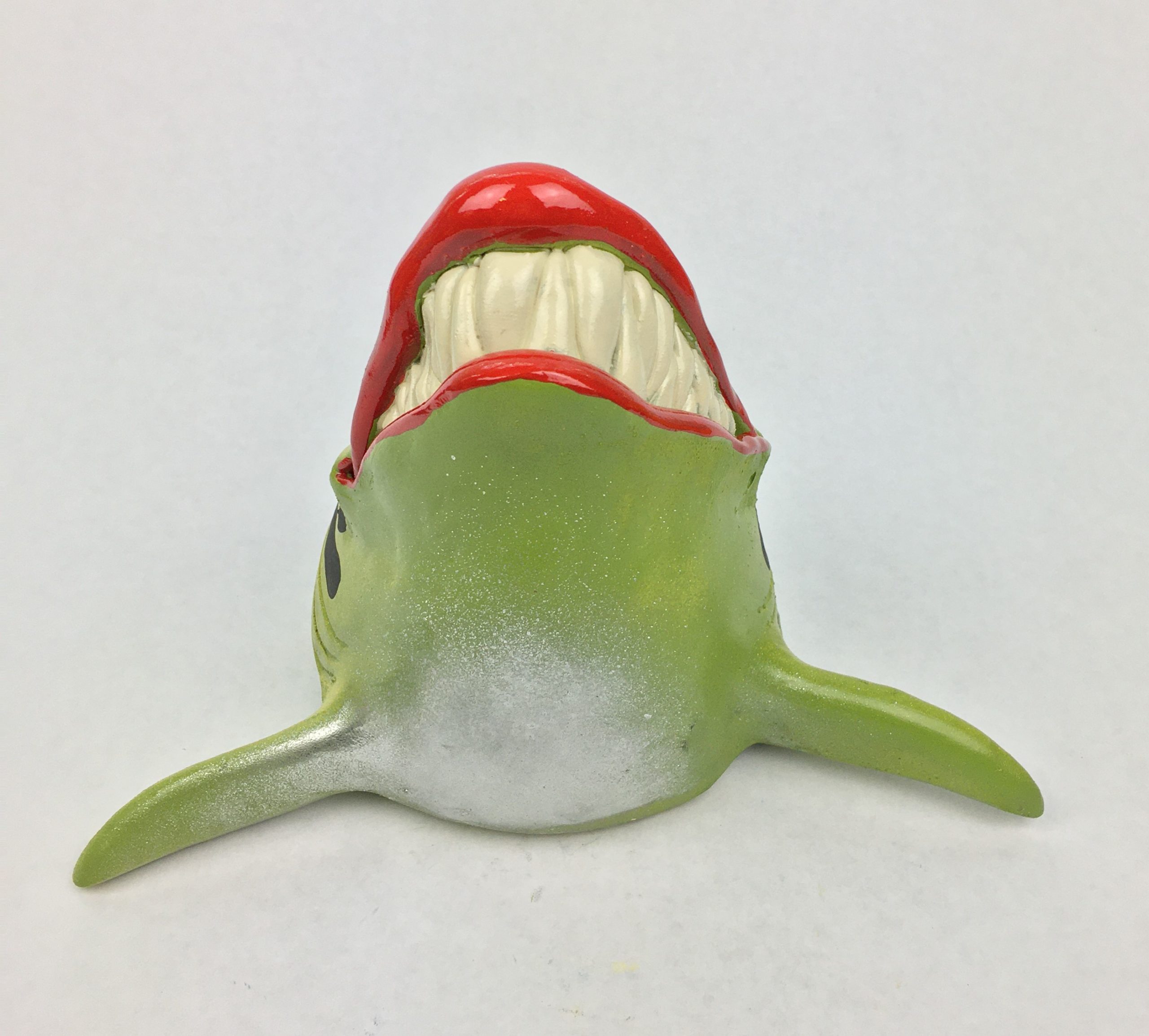 Wild Red Lips - Big Rita Shark Bust - Fish With Attitude by Mike Quinn