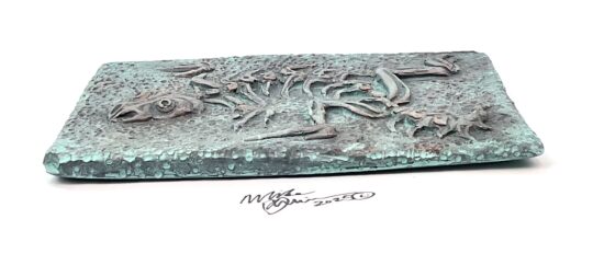 Lizza Dora Lizard Fossil by Mike Quinn - Fish With Attitude by Mike Quinn