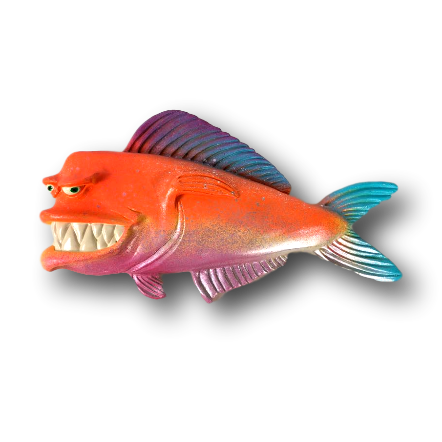 Toothy Uncle Charles Fish with Attitude - Fish With Attitude by Mike Quinn