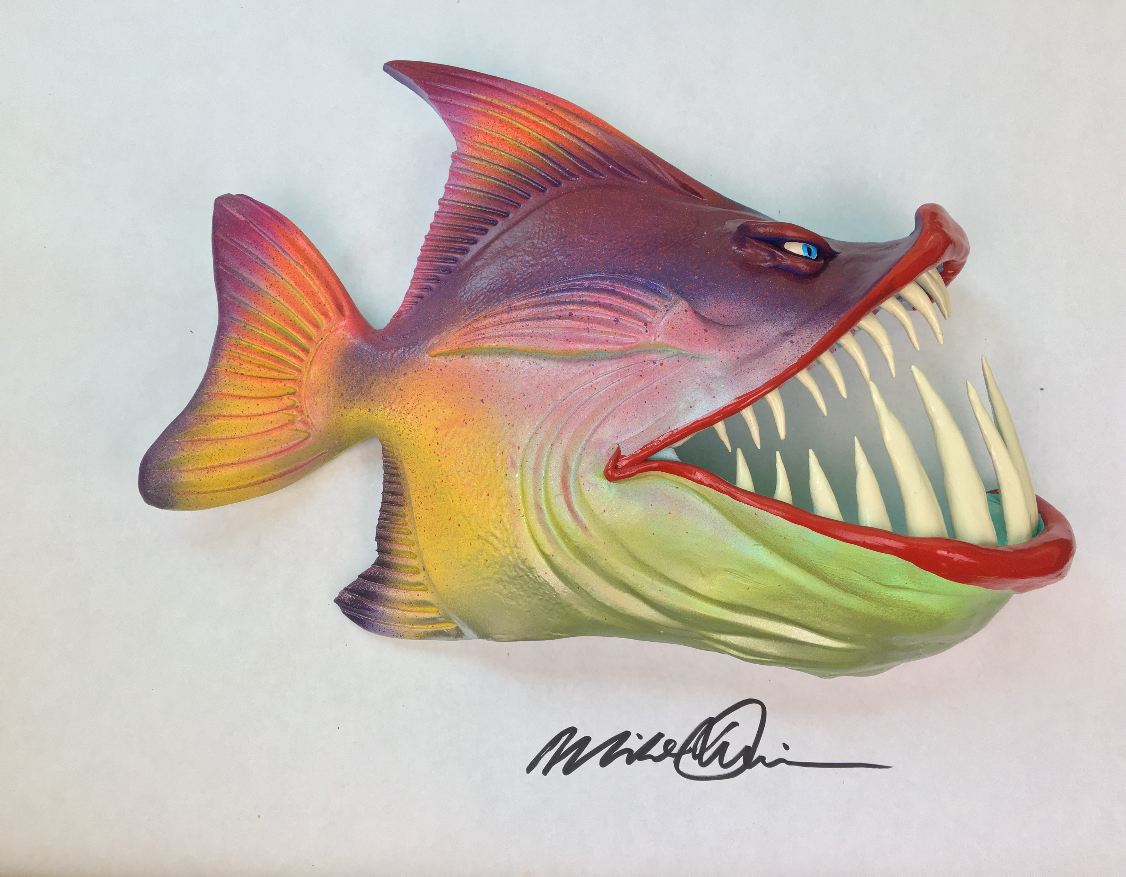 Fierce Suzzane -Toothy Fish - Fish With Attitude by Mike Quinn