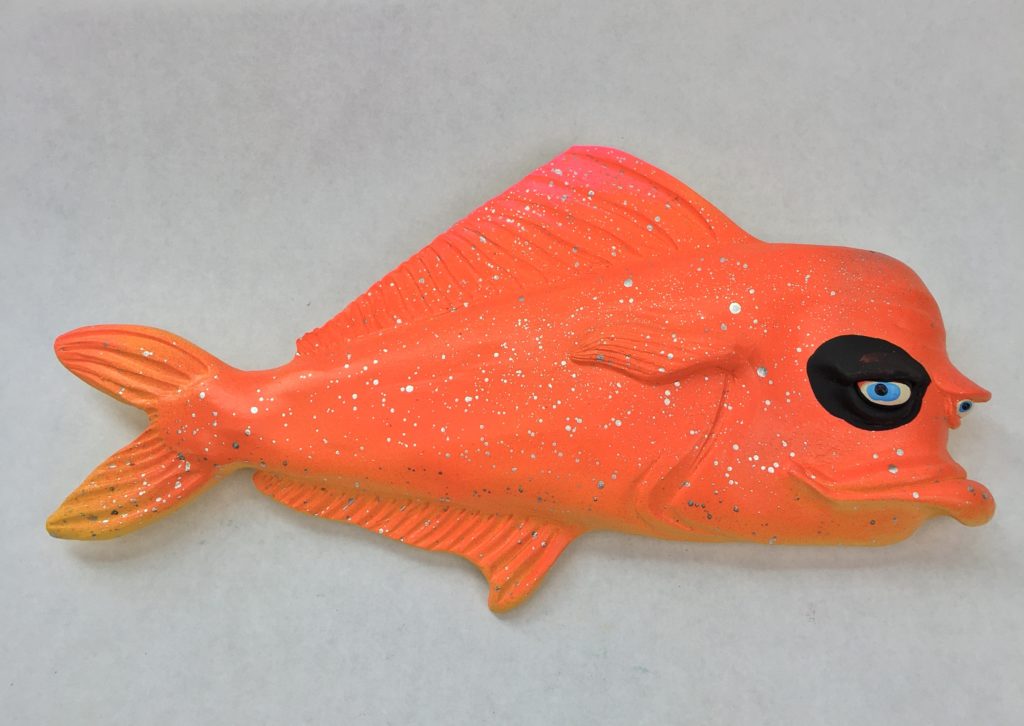 Funky Crusty Rusty Fish With Attitude - Fish With Attitude by Mike Quinn