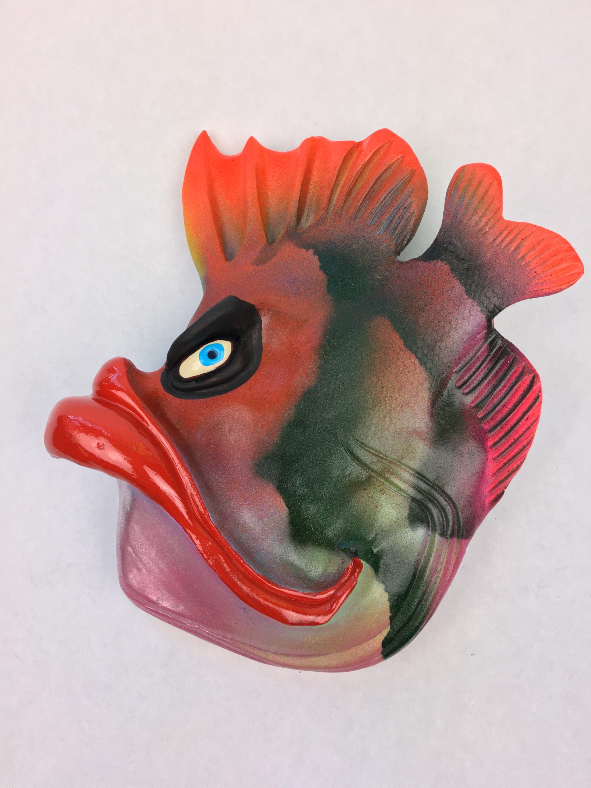 Funky Purple Orange - Monica Fish with Attitude - Fish With Attitude by ...