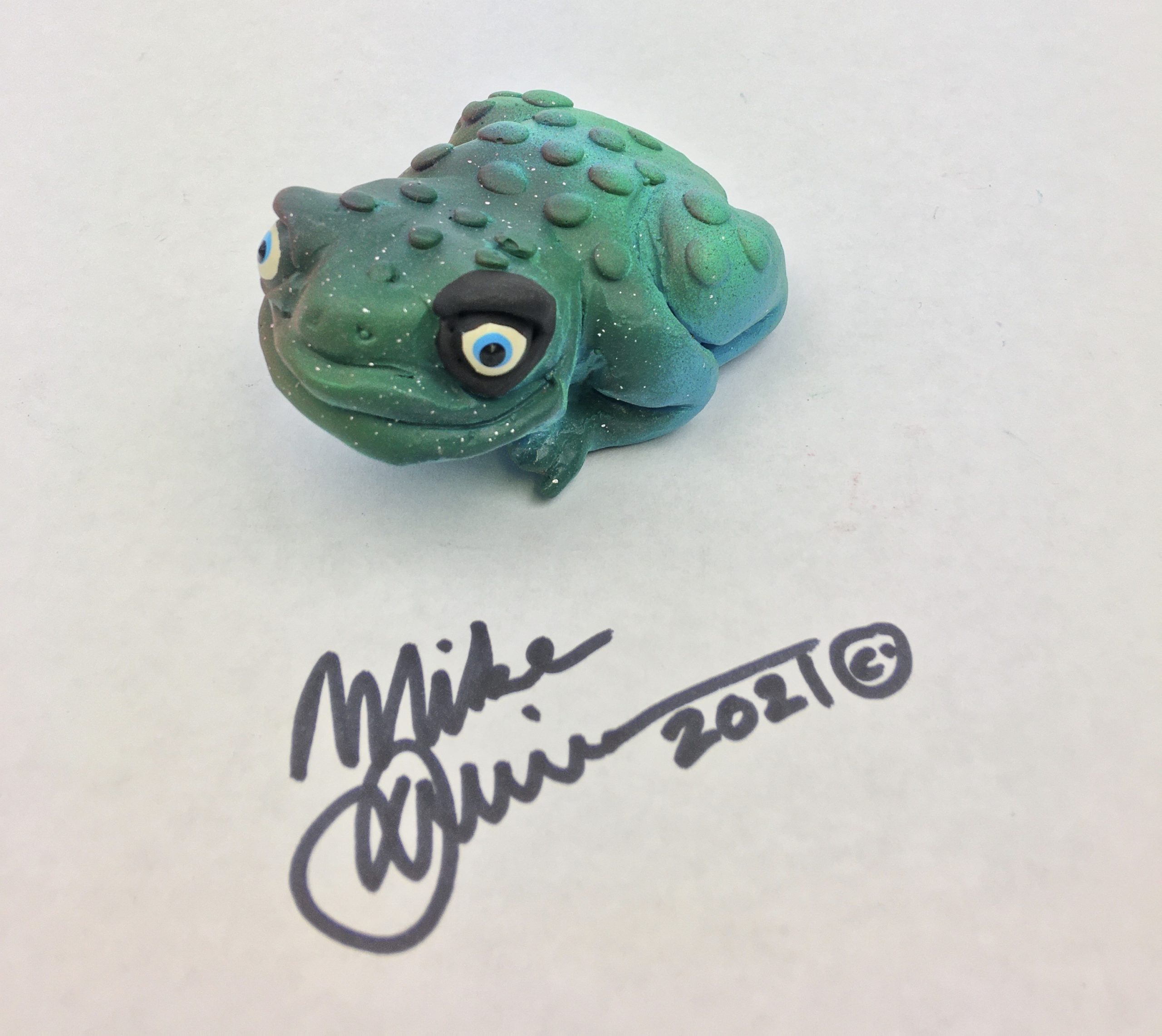 Felipe - Frog Art - Fish With Attitude by Mike Quinn