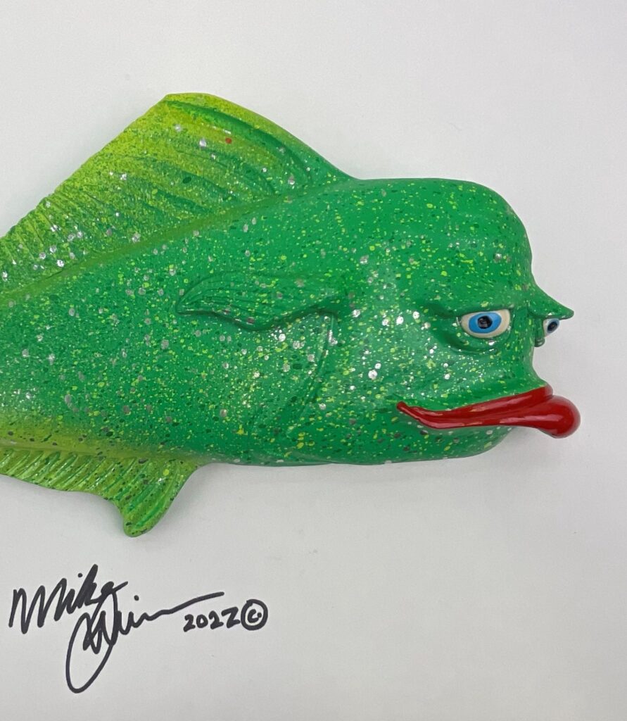 Funky Crusty Rusty Fish With Attitude - Fish With Attitude by Mike Quinn