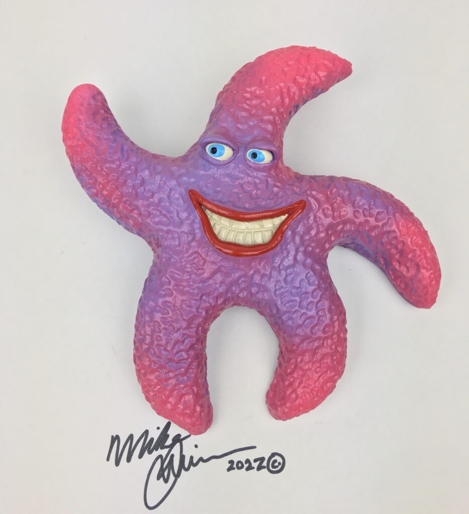 Justice Starfish Wall Art - Fish With Attitude by Mike Quinn