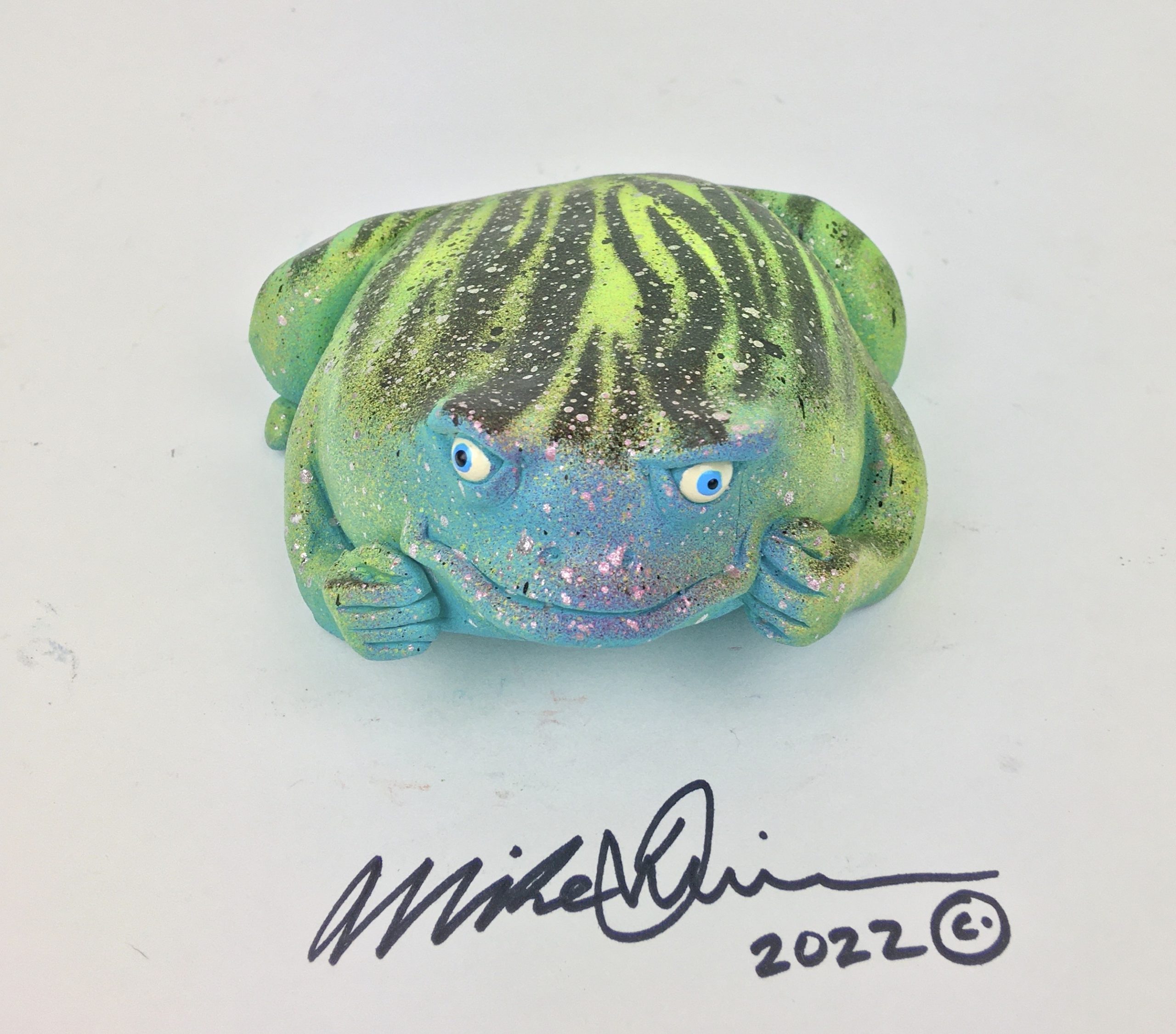 Pedro - Frog Art - Fish With Attitude by Mike Quinn