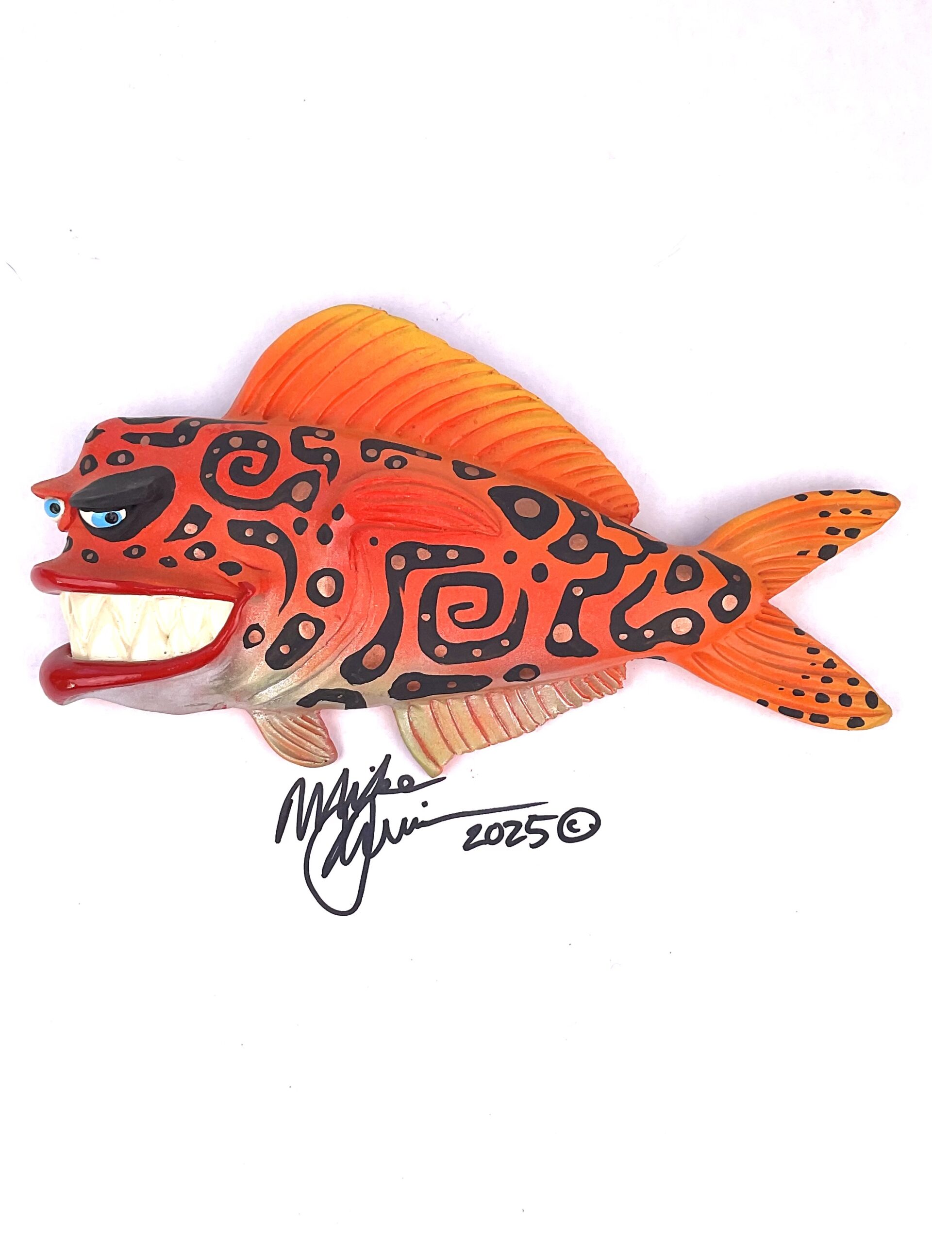 Toothy Uncle Charles Fish with Attitude - Fish With Attitude by Mike Quinn